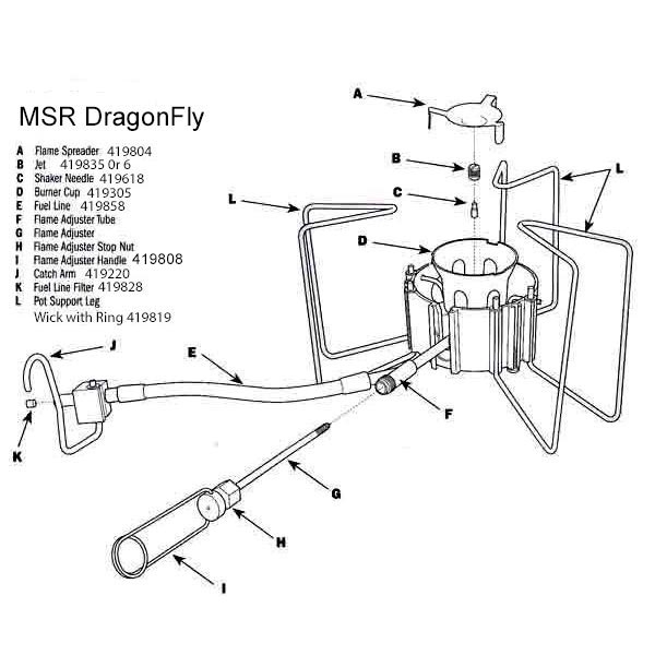 MSR DragonFly Shaker G Jet (419835) - Needle Sports Ltd